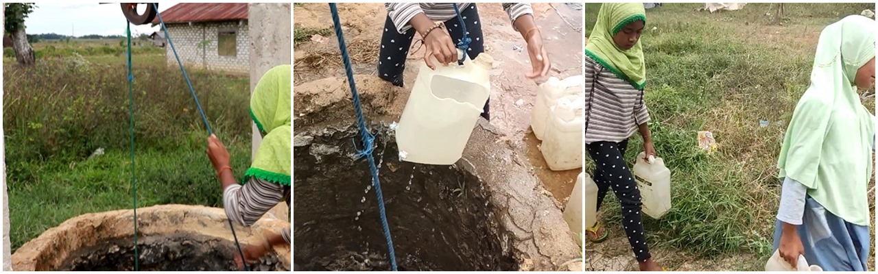 Sedekah Bangun Sumur dan MCK di Kampung Pedalaman